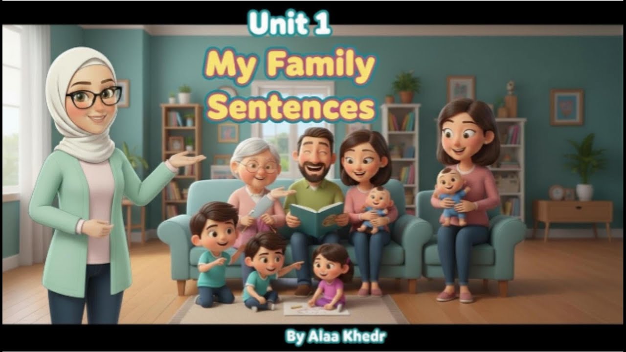 Unit 1️⃣ | My Family Sentences | Sinbad Genius By Alaa Khedr - YouTube