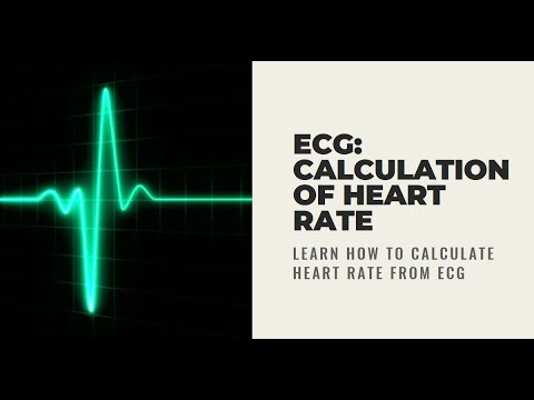 ECG: Calculation of Heart Rate - YouTube
