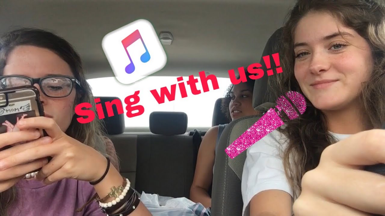 Carpool karaoke!! With best friends and my brother - YouTube
