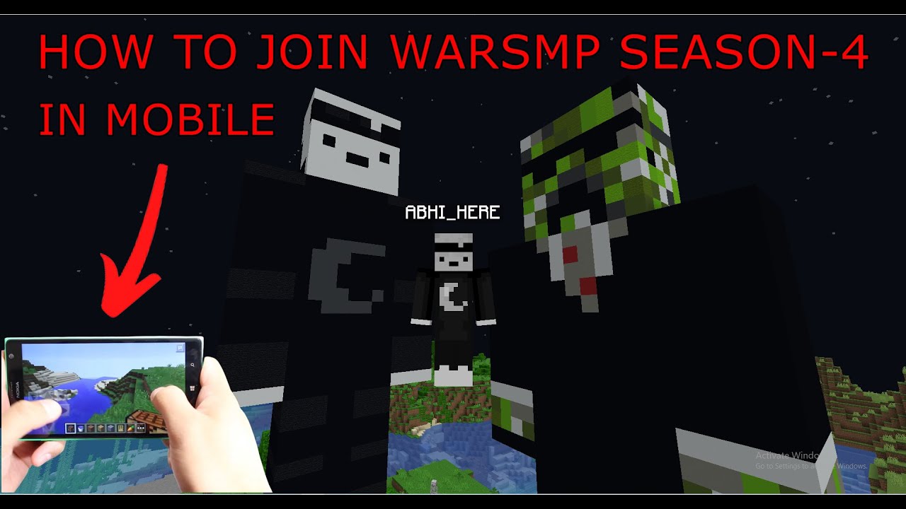 HOW TO JOIN WAR SMP SEASON 4 FOR BEDROCK PLAYERS . ⚡PUBLIC SMP. - YouTube