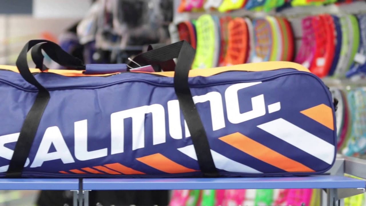 Salming Tour Toolbag JR Blue Orange - YouTube