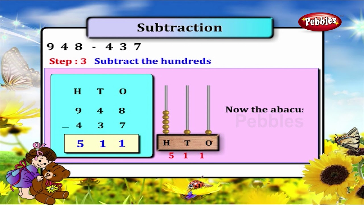 3rd Std Subtraction Solve The Sums Learning Video Maths 3rd-std-subtraction-solve-the-sums-learning-video-maths