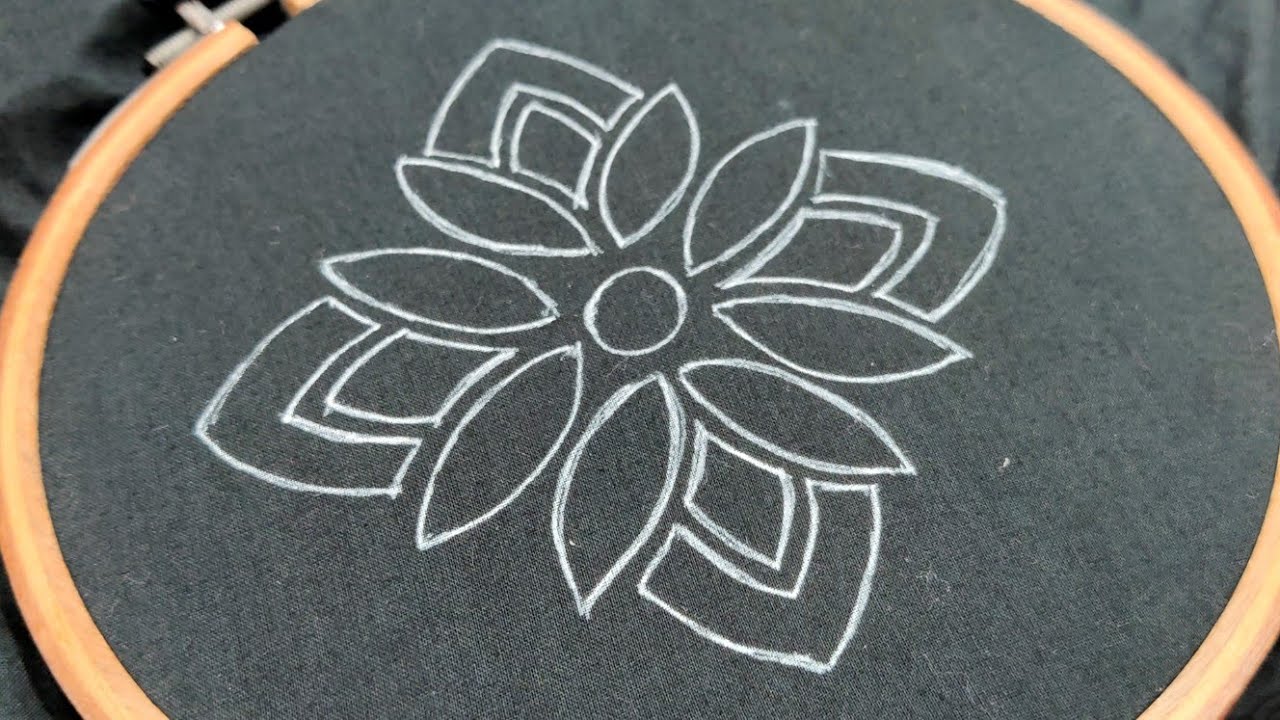 Fancy Flower Embroidery Design for Dress (Hand Embroidery Work) - YouTube