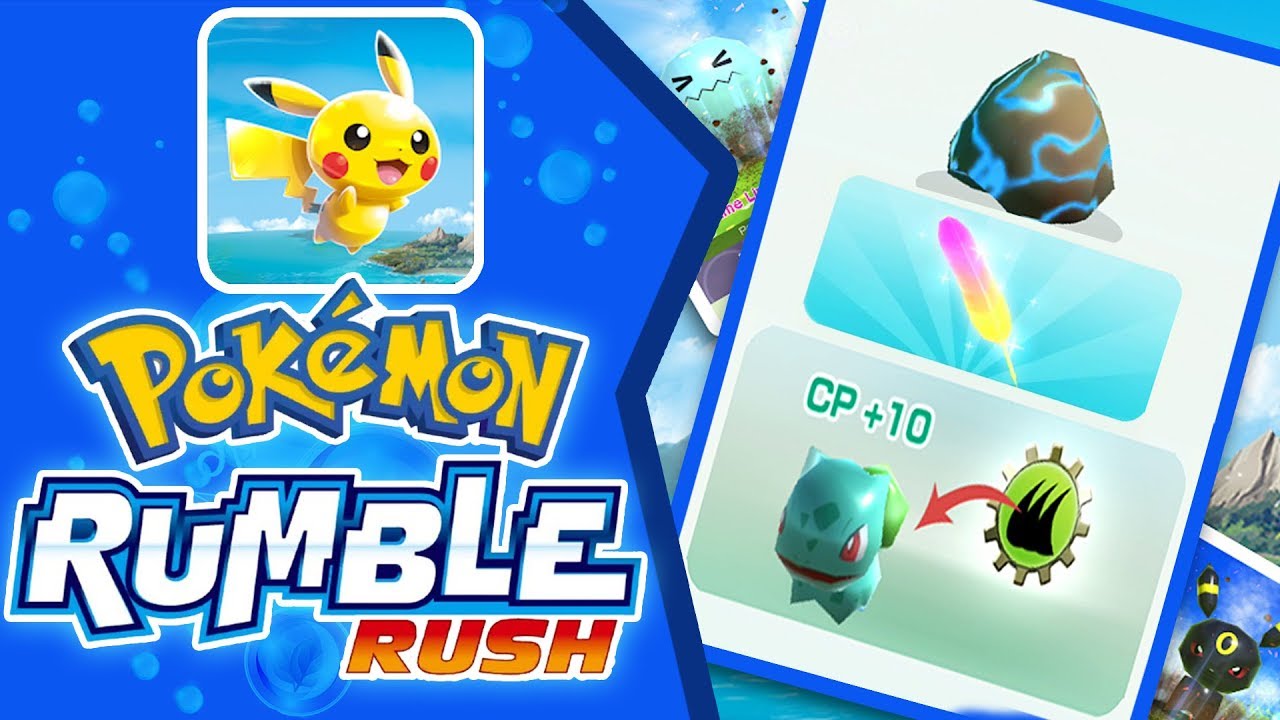 Pokemon Rumble Rush Tips - Learning About Ore, Gears, Guide Feathers ...