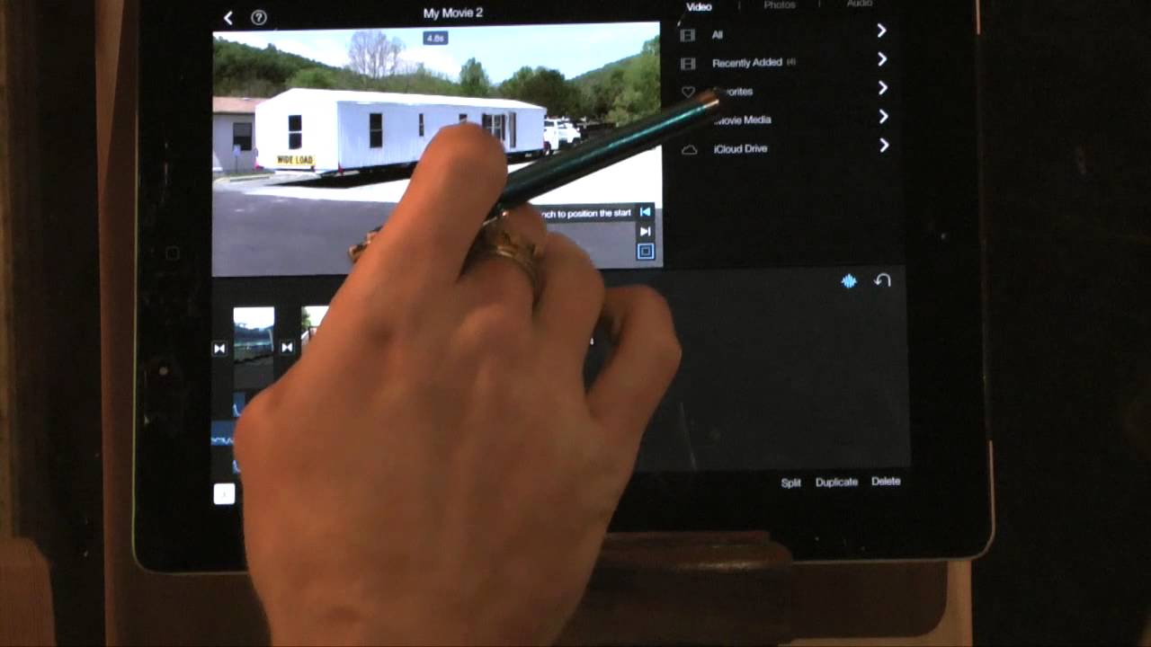 how to make a video using pictures with imovie using the ipad and ...