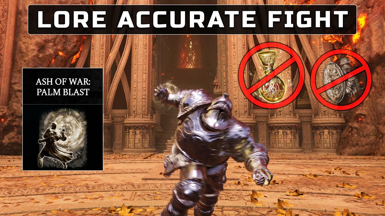 Godfrey - Lore Accurate Boss Fight (All Hit Run) - YouTube