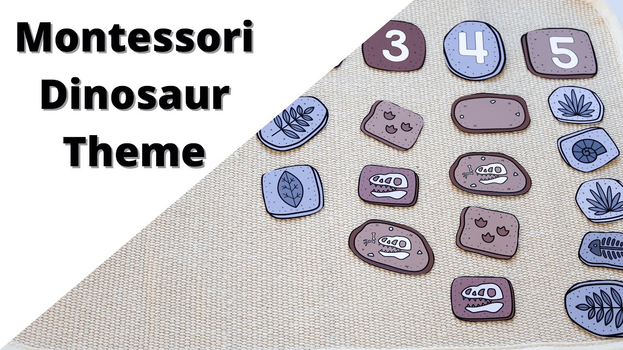Montessori Dinosaur Theme Activities - YouTube