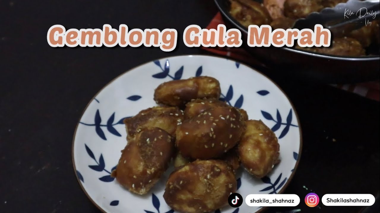 Resep Cemilan Jadul Gemblong gula merah! Legit dan kenyal ...