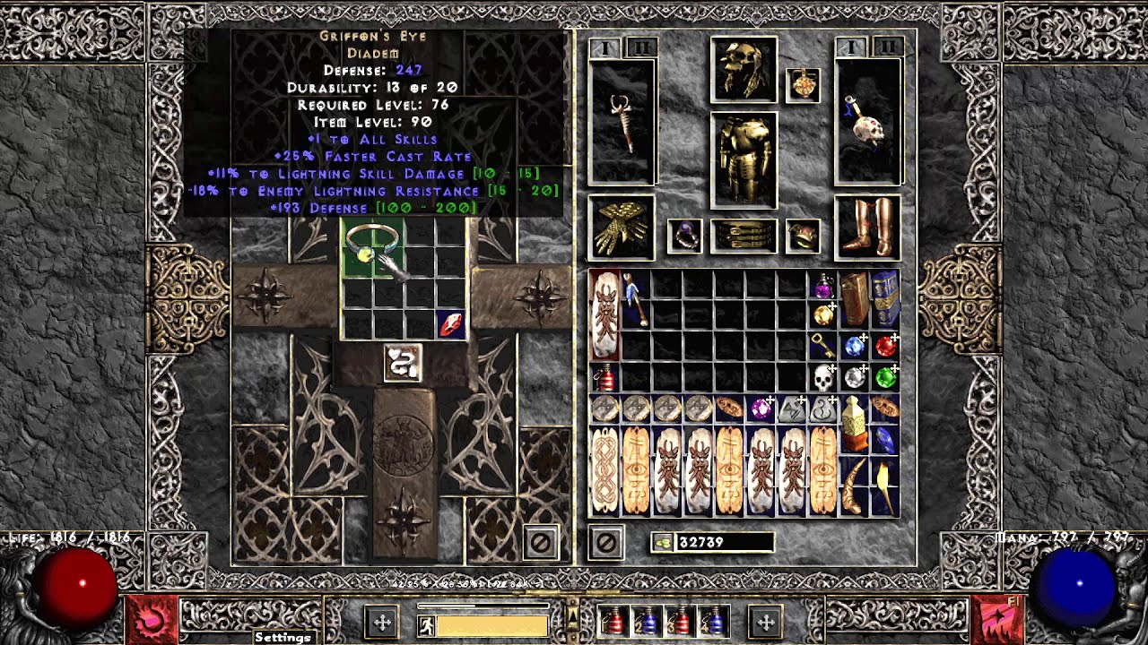 Project Diablo 2 [PD2] - Griffon's Eye slam! - YouTube