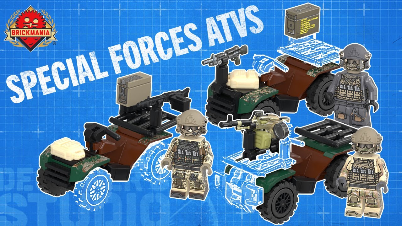 Special Forces ATVs - Brickmania Designer's Studio - YouTube