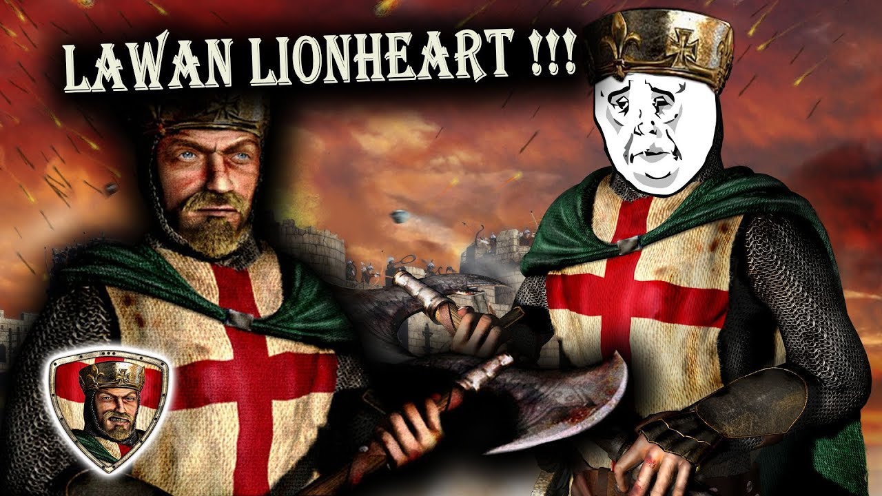 [Stronghold Crusader] LIONHEART (Computer Advantage - Very Hard) - YouTube