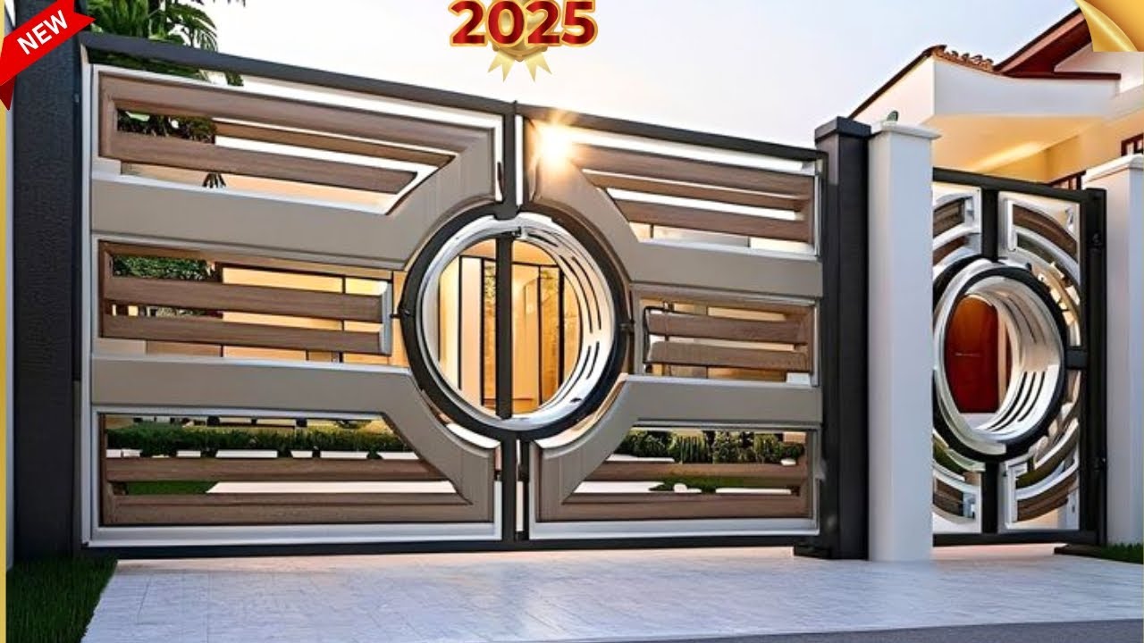 Luxury Main Gate Design in Iron, Wood & Steel | Best Entrance Gate ...