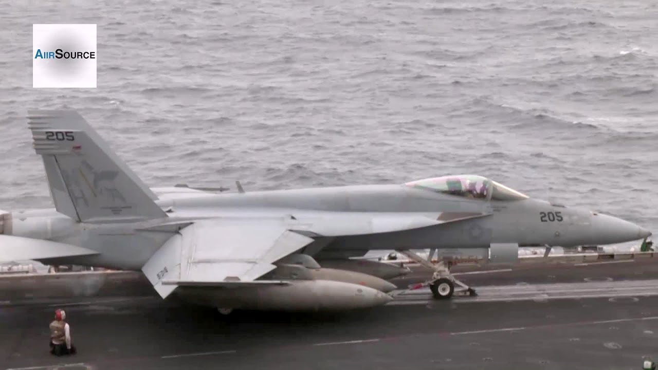 F/A-18 Hornet Catapult Launch - USS Nimitz - YouTube