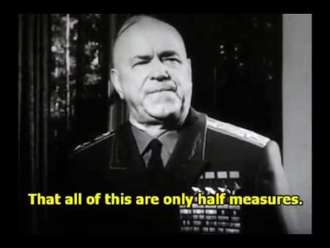 Soviet Marshal Georgy Zhukov talks about Stalin during the Battle of Stalingrad (ENG SUB)