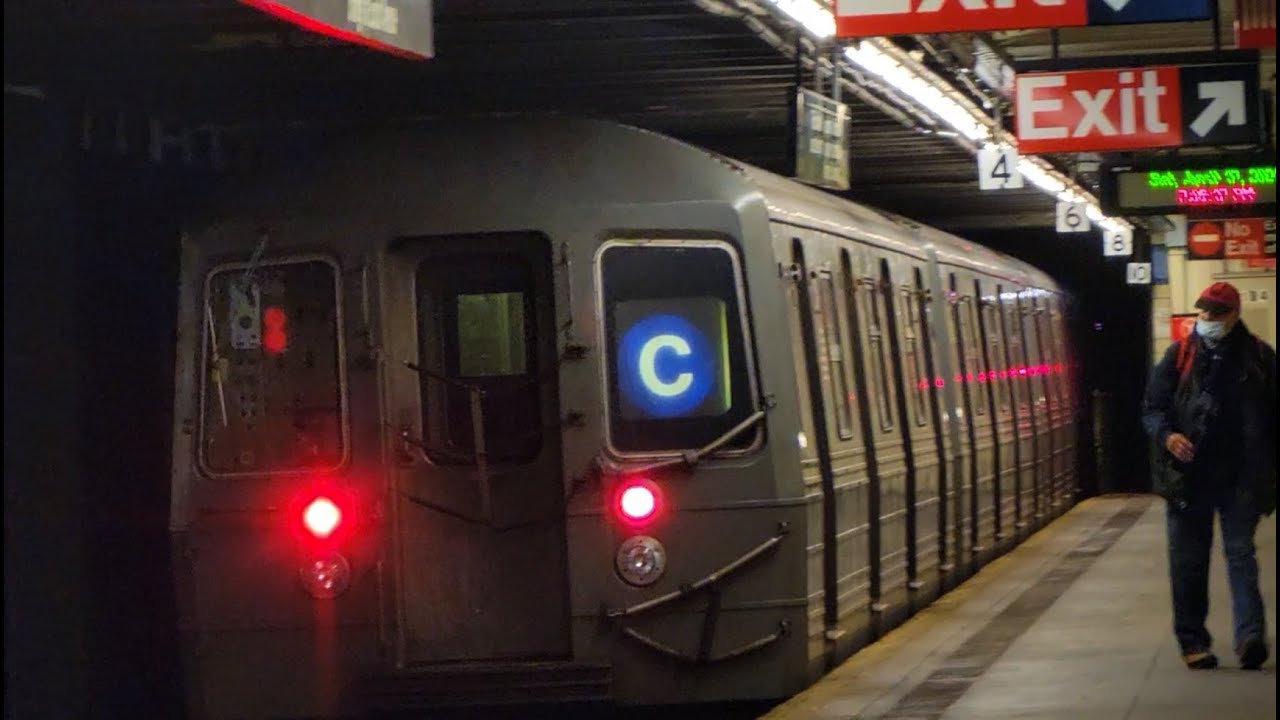 ᴴᴰ R68 C Train at Liberty Avenue [ C Train from the Bronx ] - YouTube