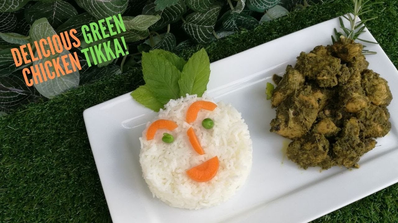 Hariyali Chicken Tikka | Green Chicken Tikka | Green Tikka Masala ...