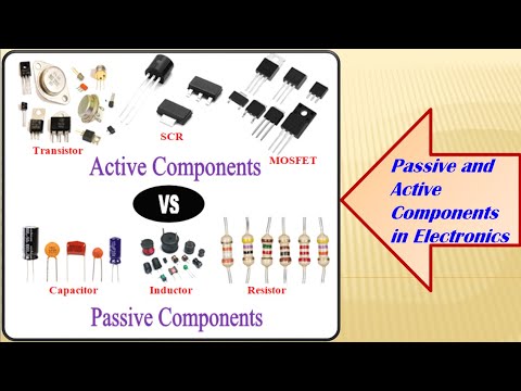 Passive and Active Components in Electronics - YouTube