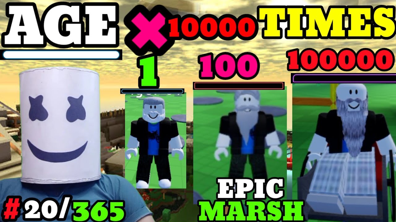 I BECOME 99999 YEARS OLD | EPIC MARSH AGE 99999 | EPIC MARSH - YouTube