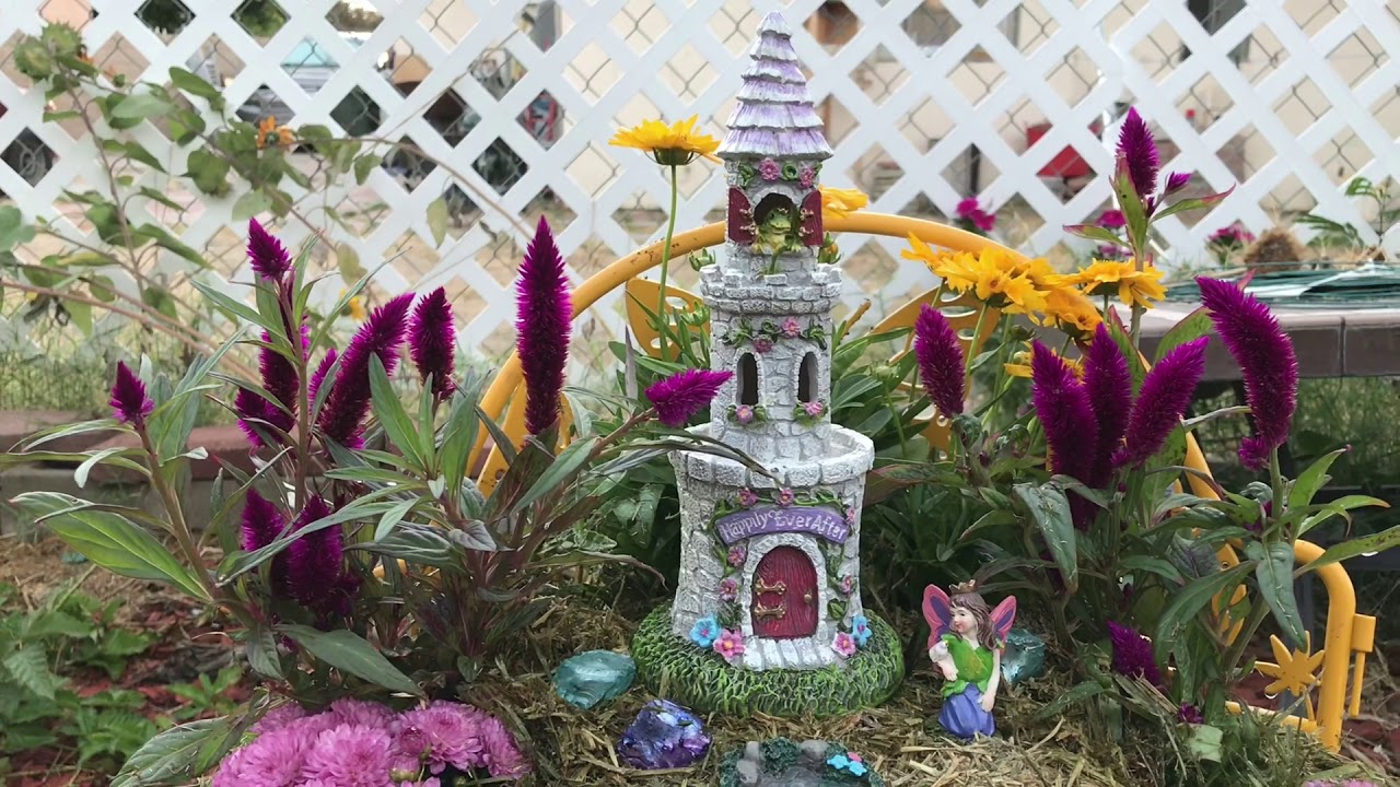 September Fairy Garden Class “Happily Ever After” - YouTube