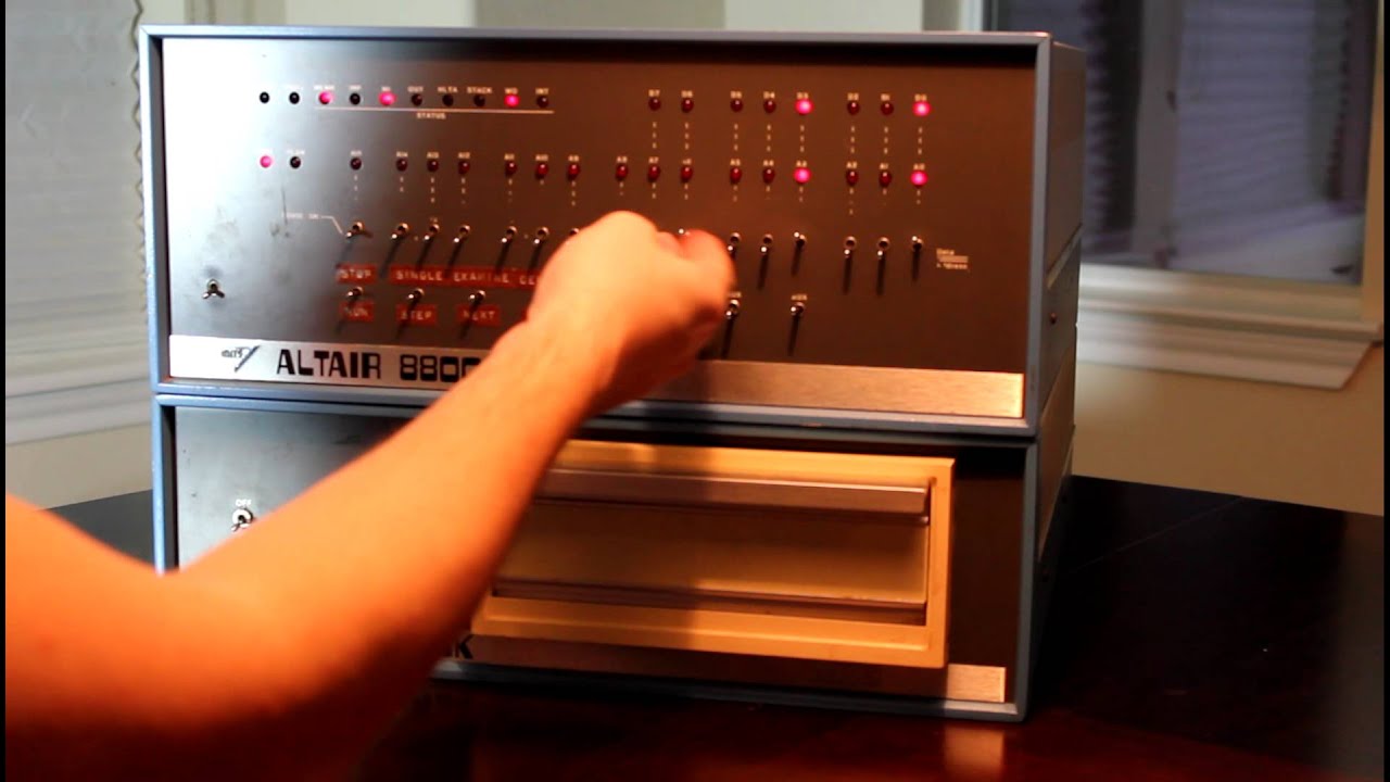 Altair 8800 Disk Test - YouTube
