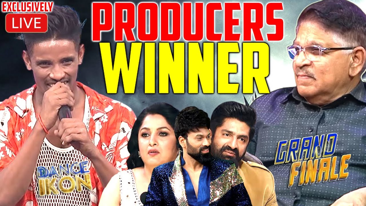 Dance IKON "Producers Winner" Announcement LIVE | Raju Master, Sanket ...