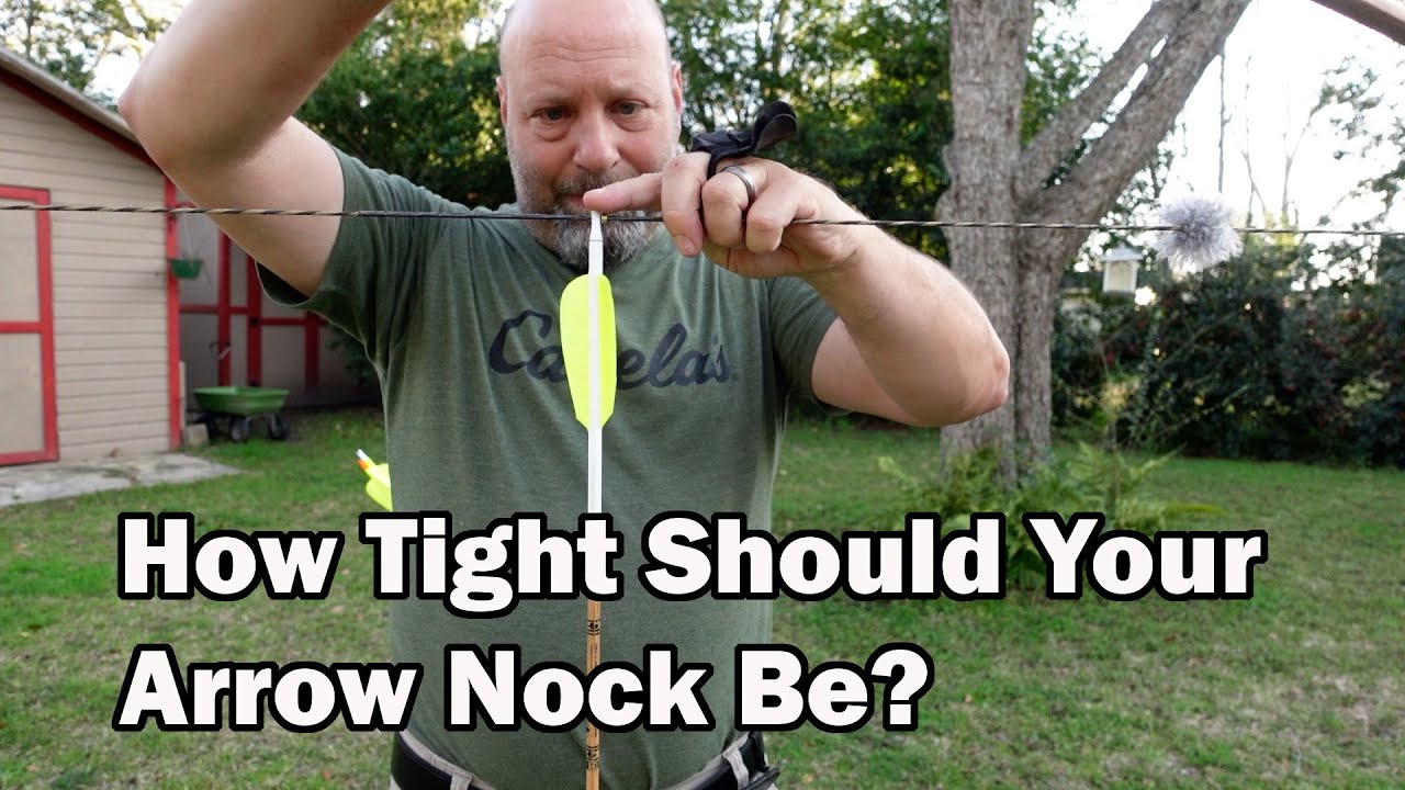 How Tight Should Your Arrow Nock Fit Your String - YouTube