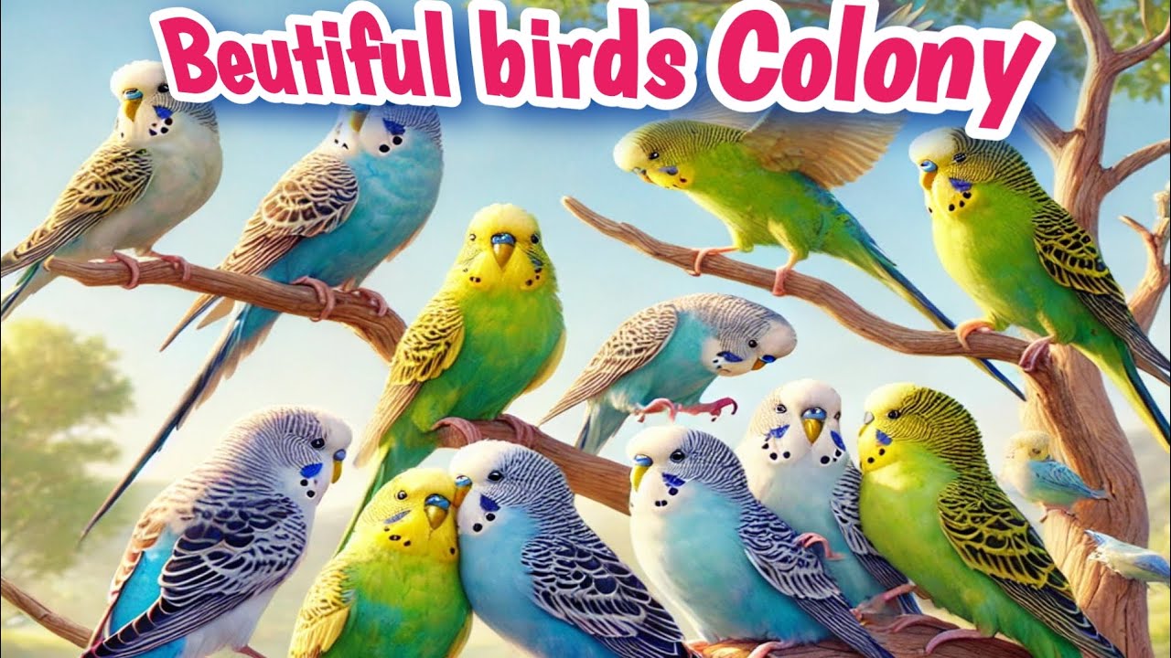 Birds breeding setup #birds colony - YouTube
