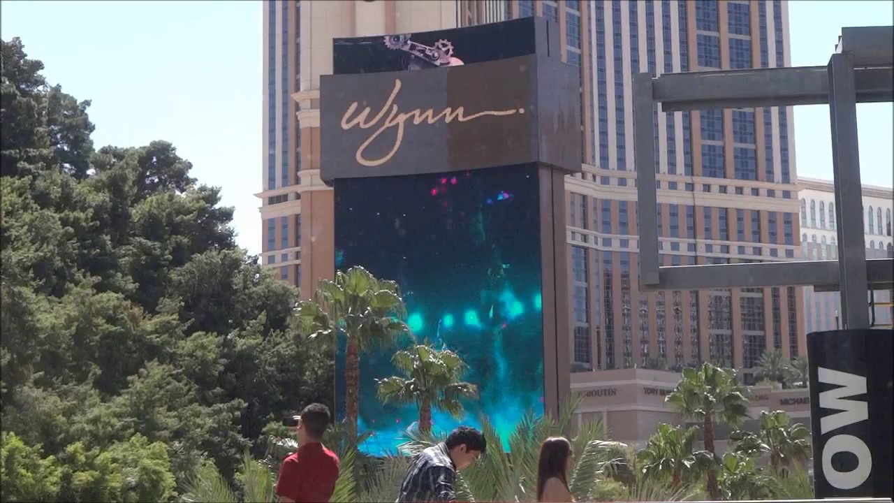 Wynn Sign Las Vegas 3 - YouTube