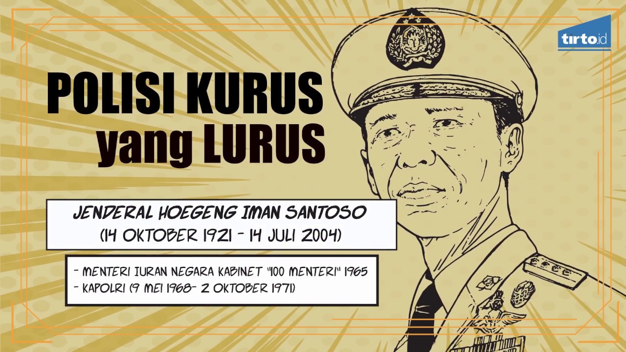 Hoegeng, Jenderal Kurus yang Lurus - Tirto Mozaik - YouTube