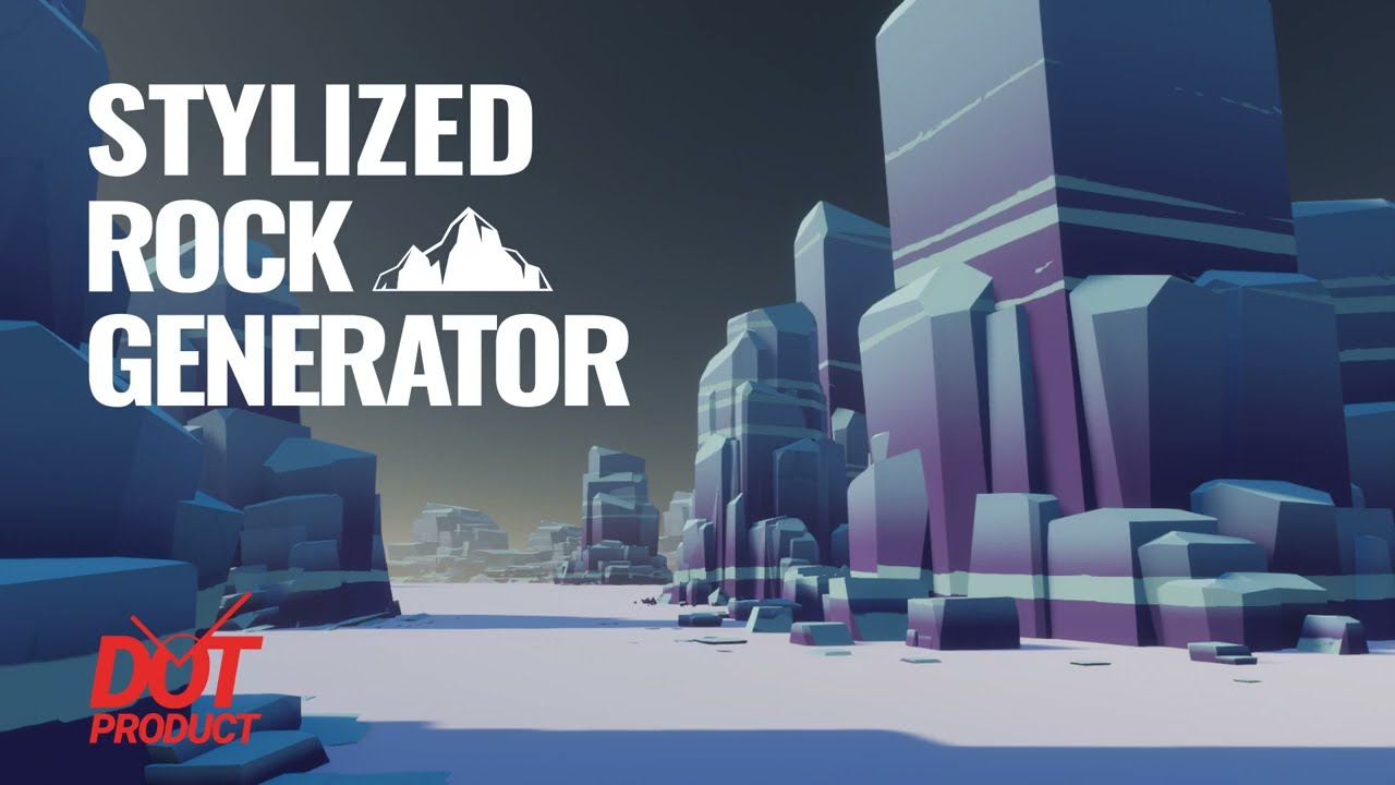 Stylized Rock Generator - YouTube