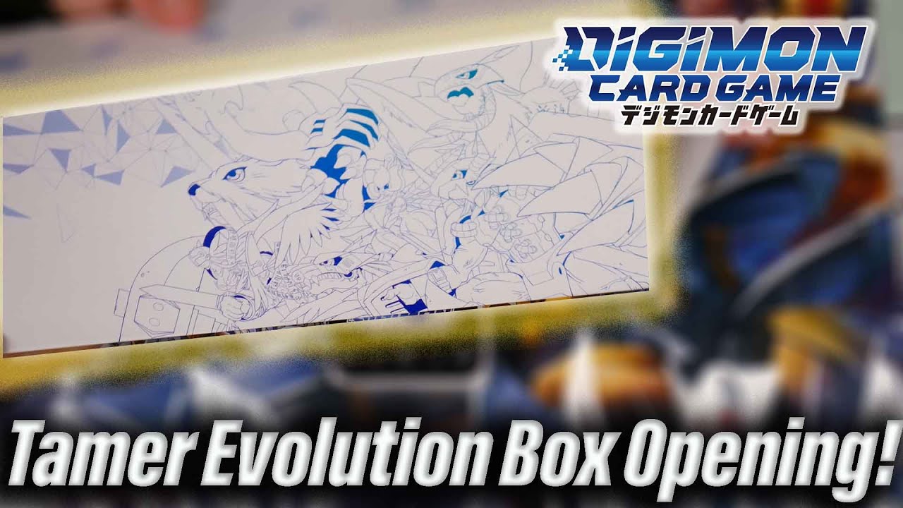 Digimon TCG Tamer Evolution Box Opening! Digimon Trading Card Game ...