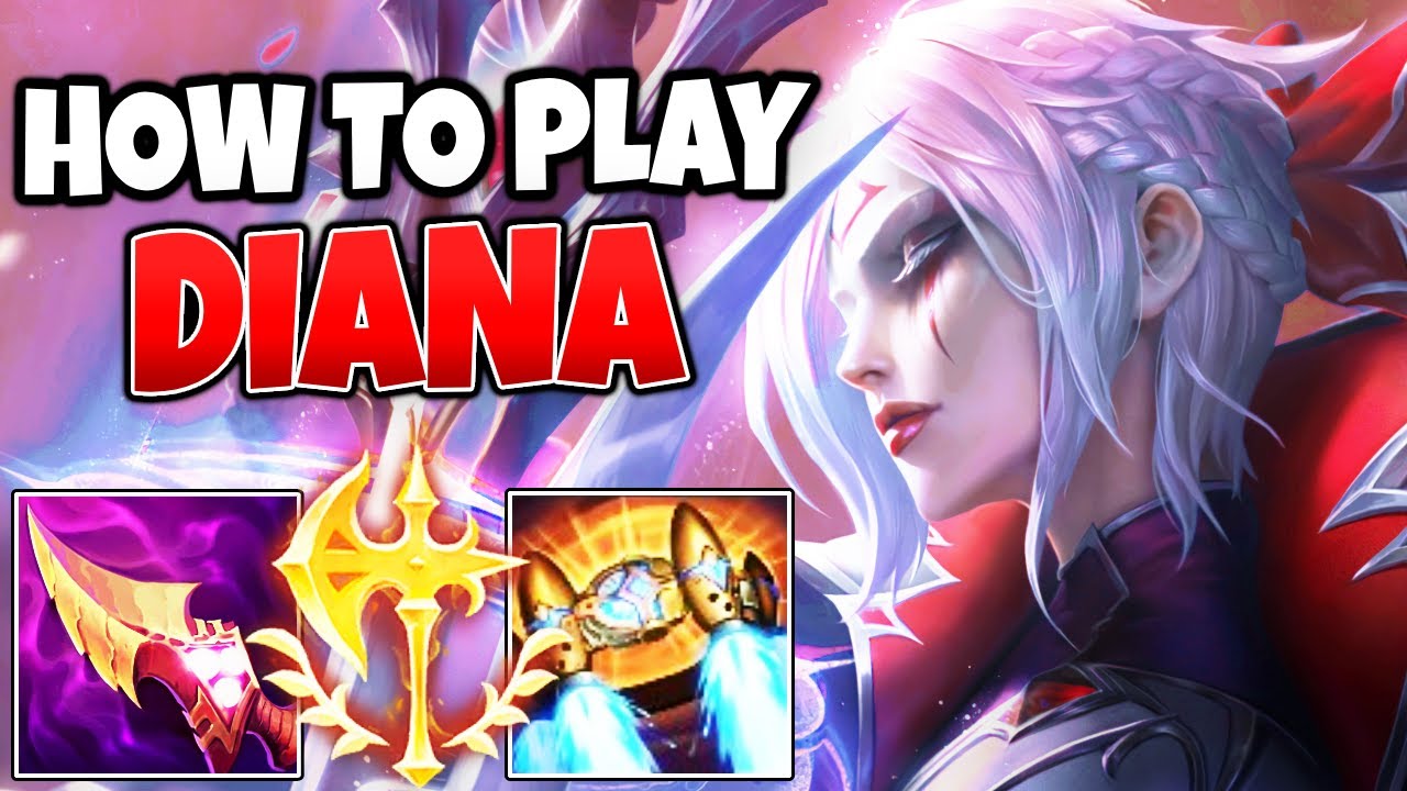 HOW TO PLAY DIANA & CARRY | Best Full AP Build & Runes Guide | League ...