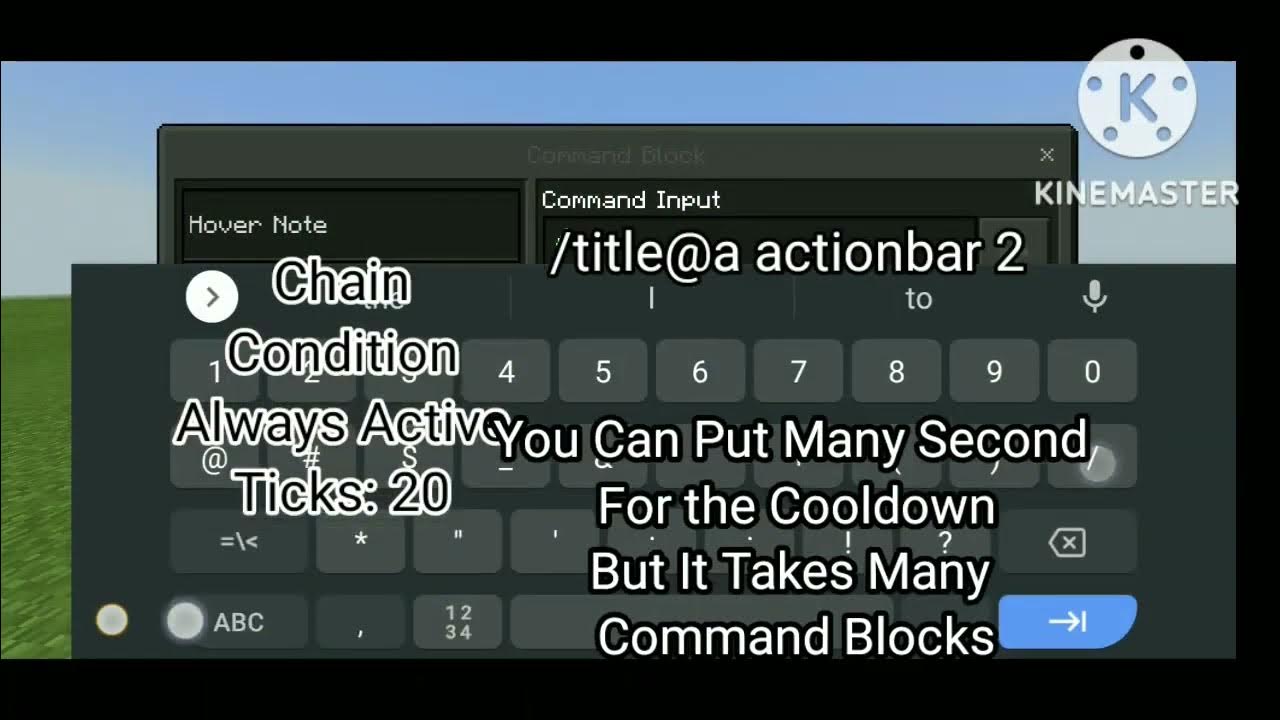 Minecraft Bedrock How to Make. a Cooldown For The Ability(Better Version) - YouTube