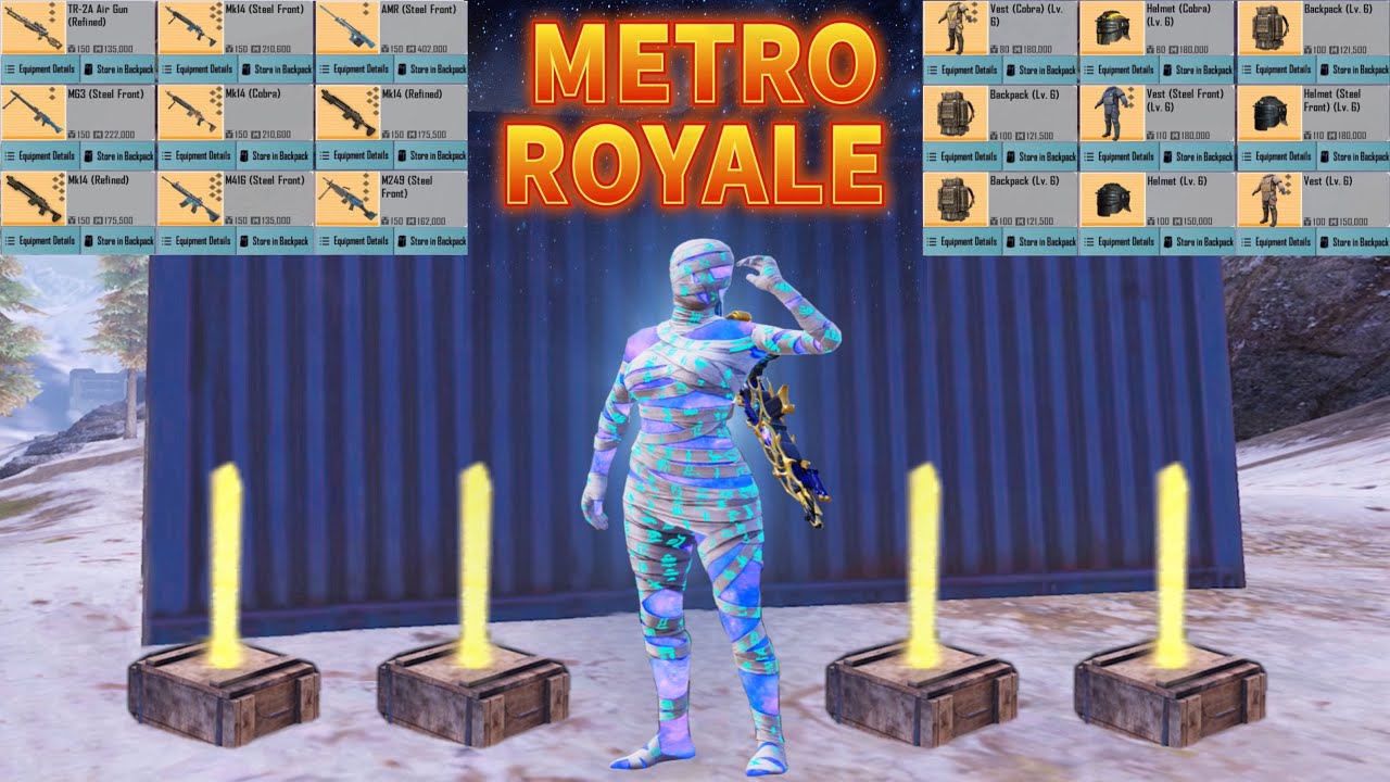 METRO ROYALE : How to get infinite loot in Metro Royale 💰😱 / PUBG ...