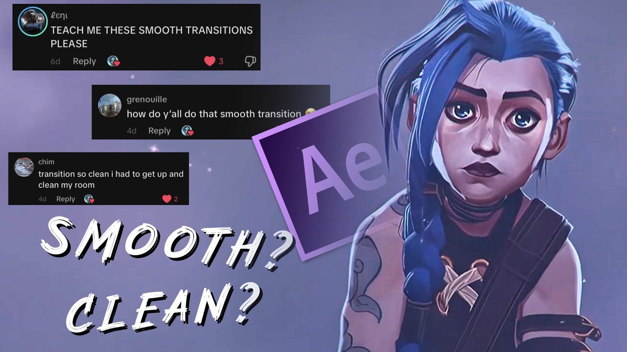 How To Create SEAMLESS Transitions For Your Edits in After Effects ...