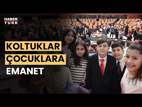 23 Nisan'da koltuklar çocuklara devredildi