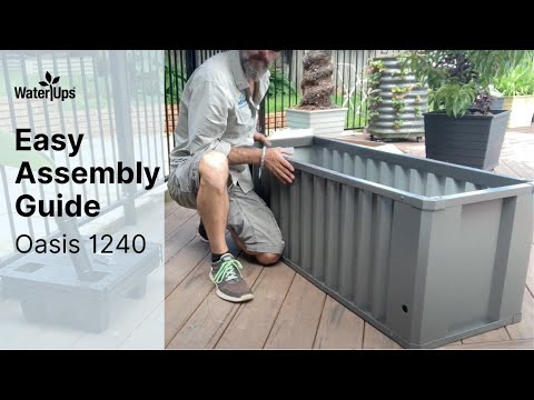 New WaterUps Oasis 1240 wicking bed kit - Assembly Guide - YouTube