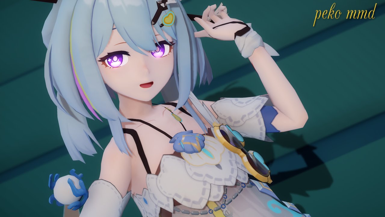 【崩壊3rd/MMD】水着のグレーシュで「君色に染まる / Dyed with Your Color」【4K】 - YouTube