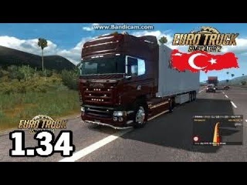 ETS 2 1.34 SCANİA RJL MODU TEST SÜRÜŞÜ.🚛