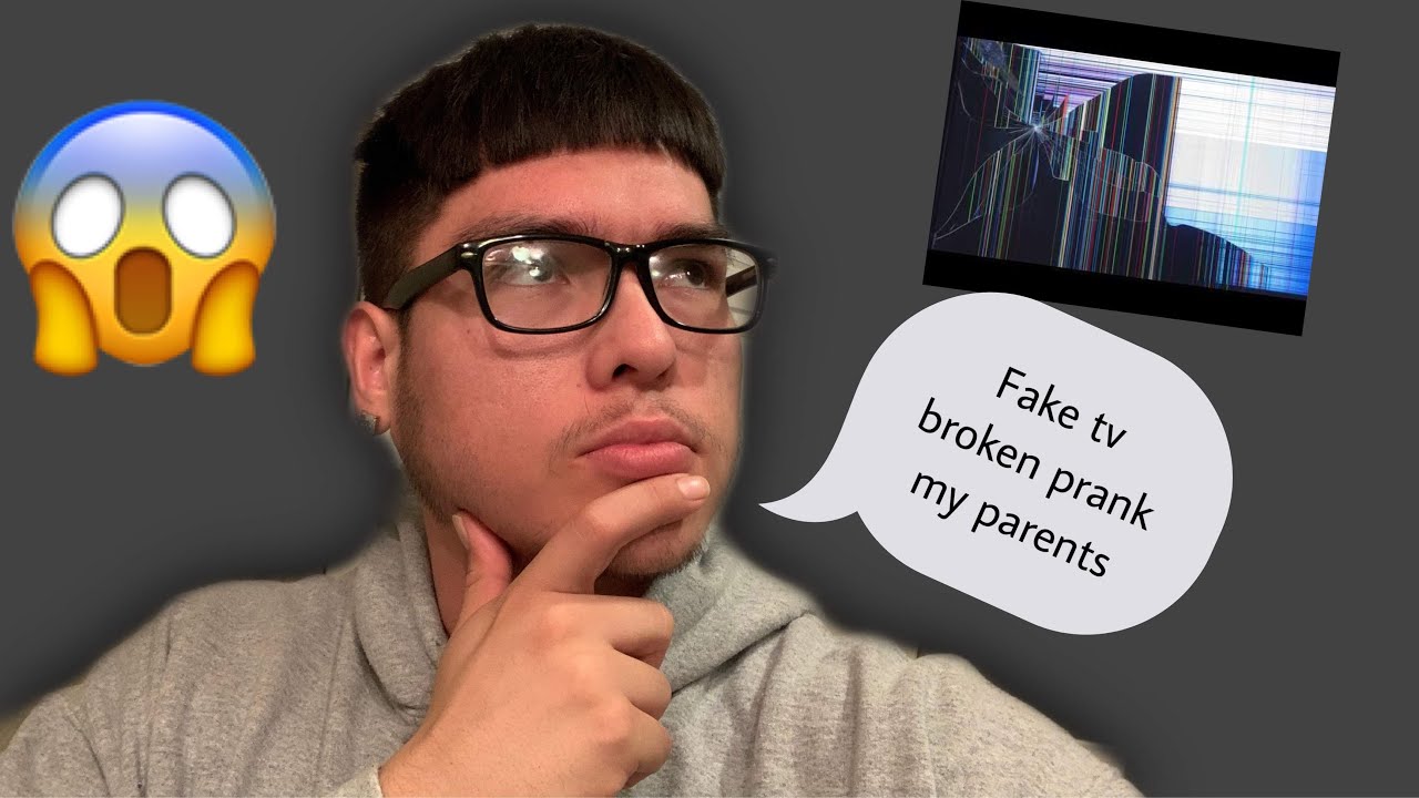 Tv screen broke what my parents saw (PRANK) - YouTube