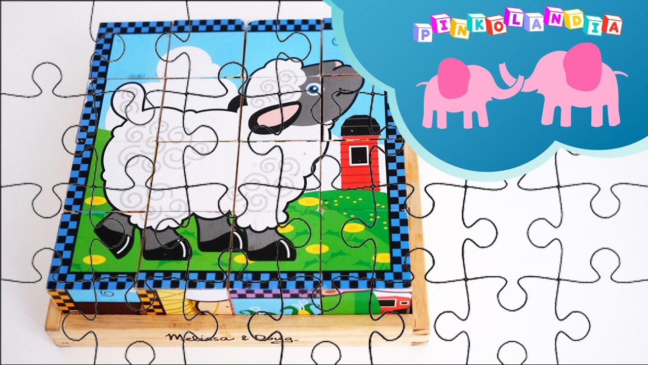 ROMPECABEZAS DE ANIMALES DE LA GRANJA DE MELISSA & DOUG | LA OVEJA ...