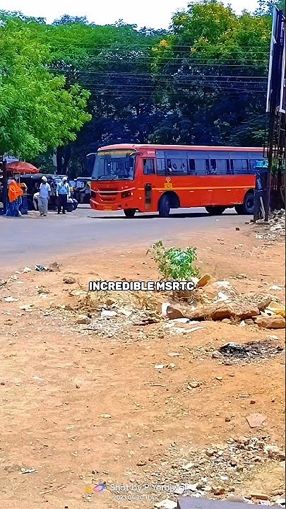 Bs6 Parivartan Bus Arrival At Chandrapur Bus Stand #msrtcbusroyalentery #msrtcbs6bus - YouTube