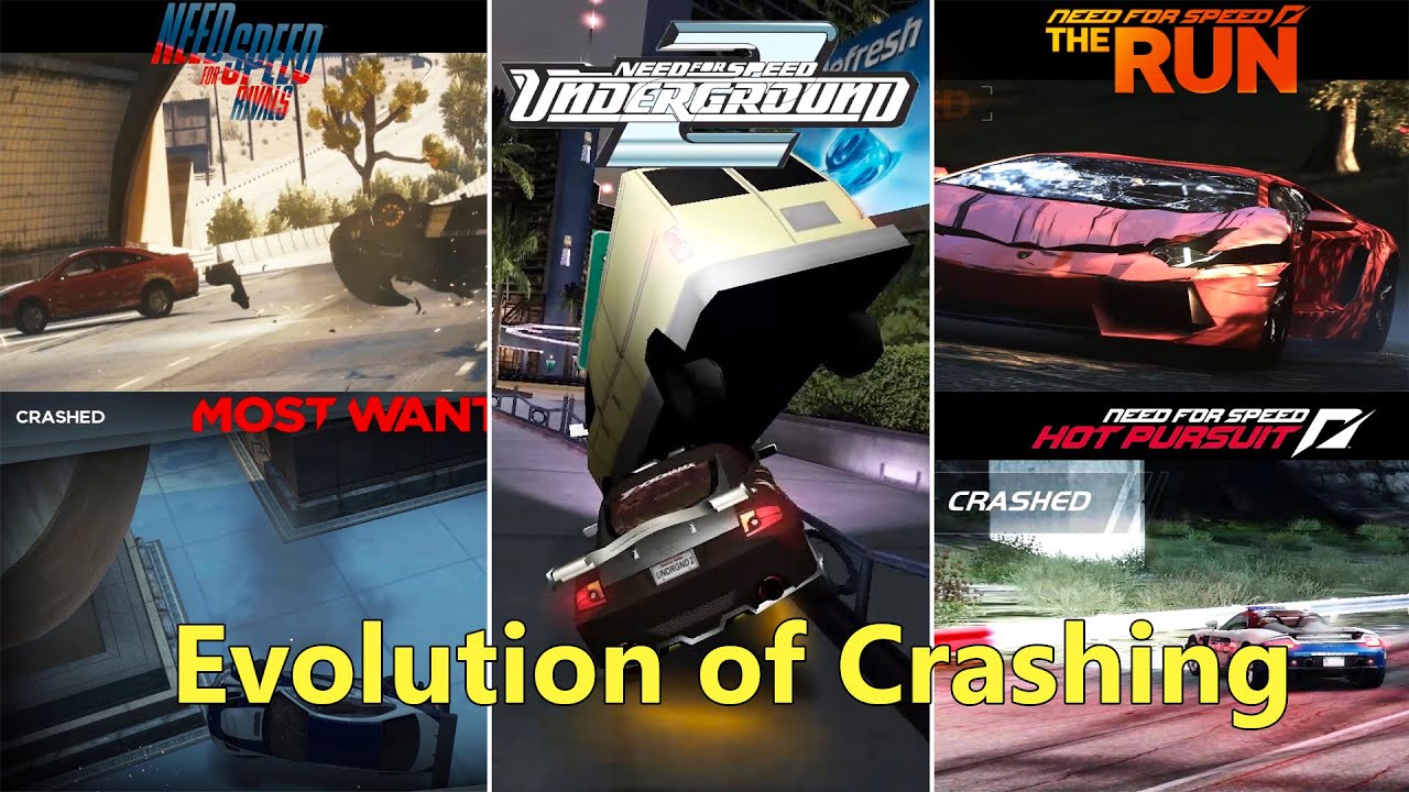 Evolution of Crash in Need for Speed - YouTube