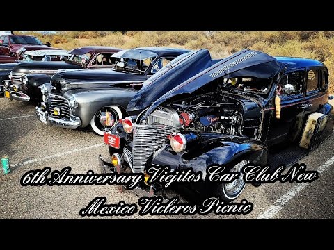 6th Anniversary Viejitos Car Club New Mexico Vicleros Picnic - YouTube