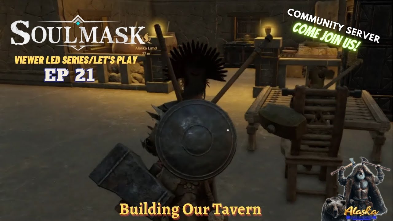 Soulmask Let's Play EP 21 - Building Our Tavern - YouTube