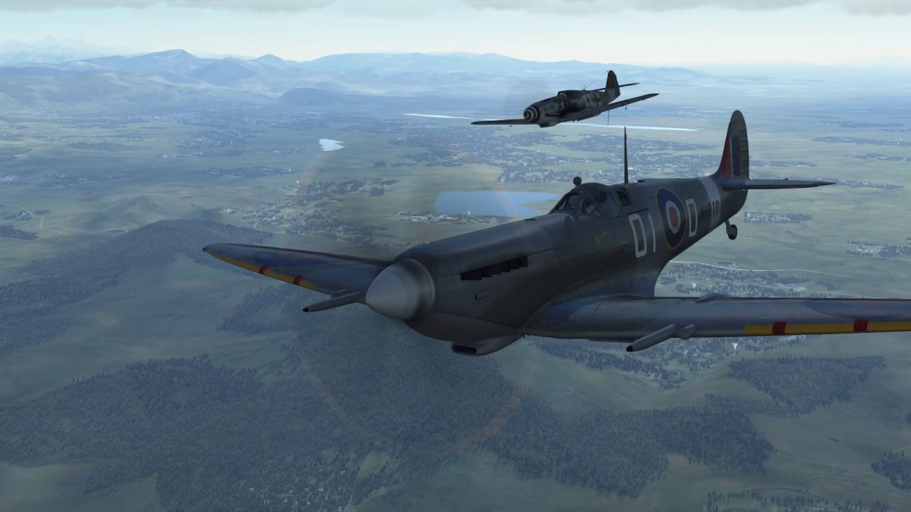 First DCS: Spitfire MK IX Snippets - YouTube