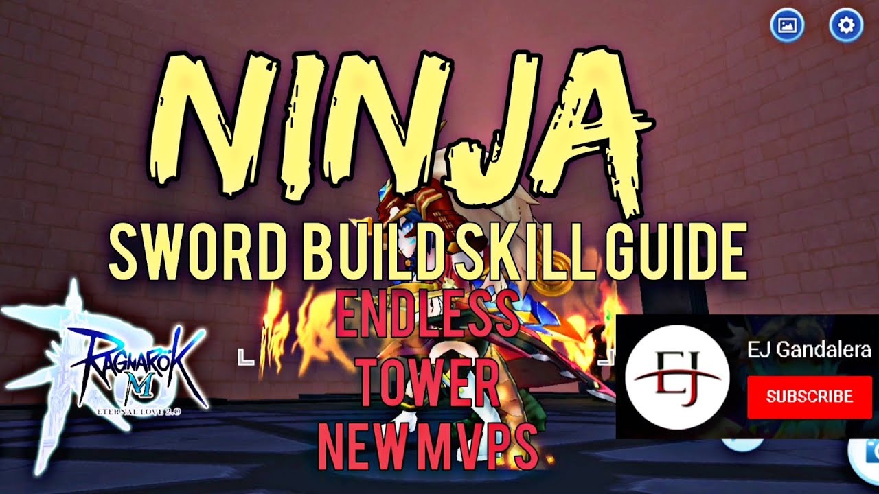 NINJA SKILL GUIDE SWORD BUILD EXPLAINED! NEW MVP ENDLESS TOWER! - YouTube