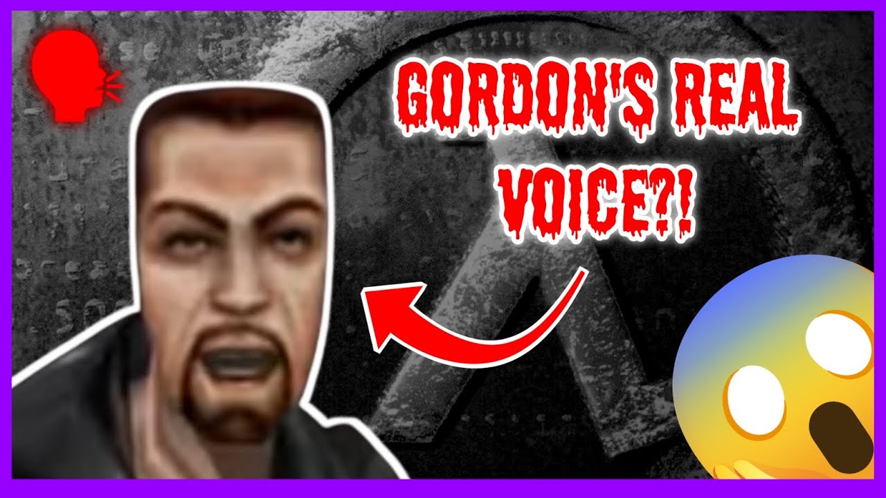 GORDON FREEMAN REAL VOICE 😱 #halflife #gordonfreeman @Valve - YouTube
