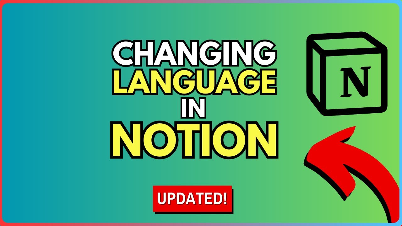How To Change Your Language In Notion In Under 2 Minutes YouTube How To Change Your Language In Notion In Under 2 Minutes YouTube
