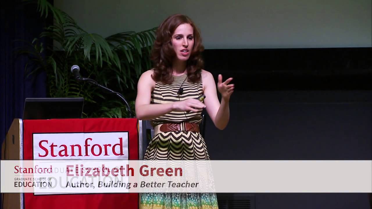 Elizabeth Green at Stanford GSE Cubberley Lecture 2015 - YouTube